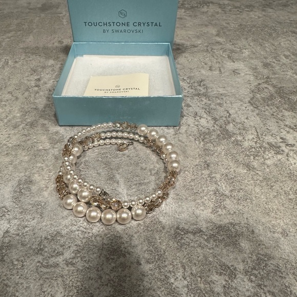 Swarovski | Jewelry | Pearl Wrap Bracelet Swarovski | Poshmark